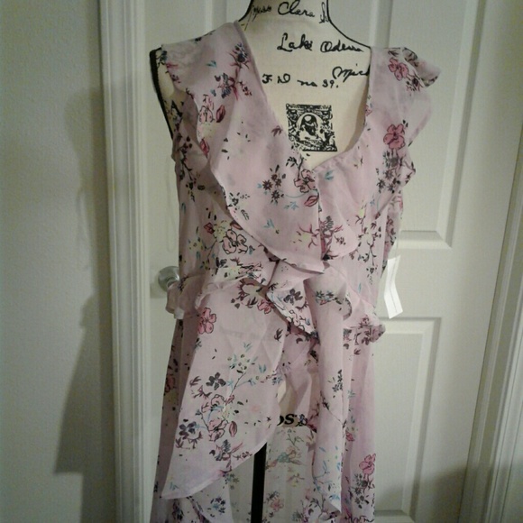 Other | New Beautiful Ruffle Overlay With Tie | Poshmark